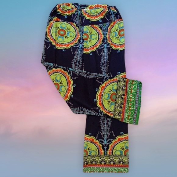 Pants & Jumpsuits | Straightlegged Patterned Pants | Poshmark